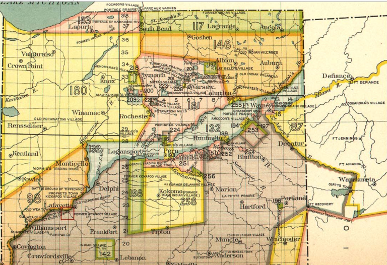 Indian Land Cessions Maps | Native Heritage Project