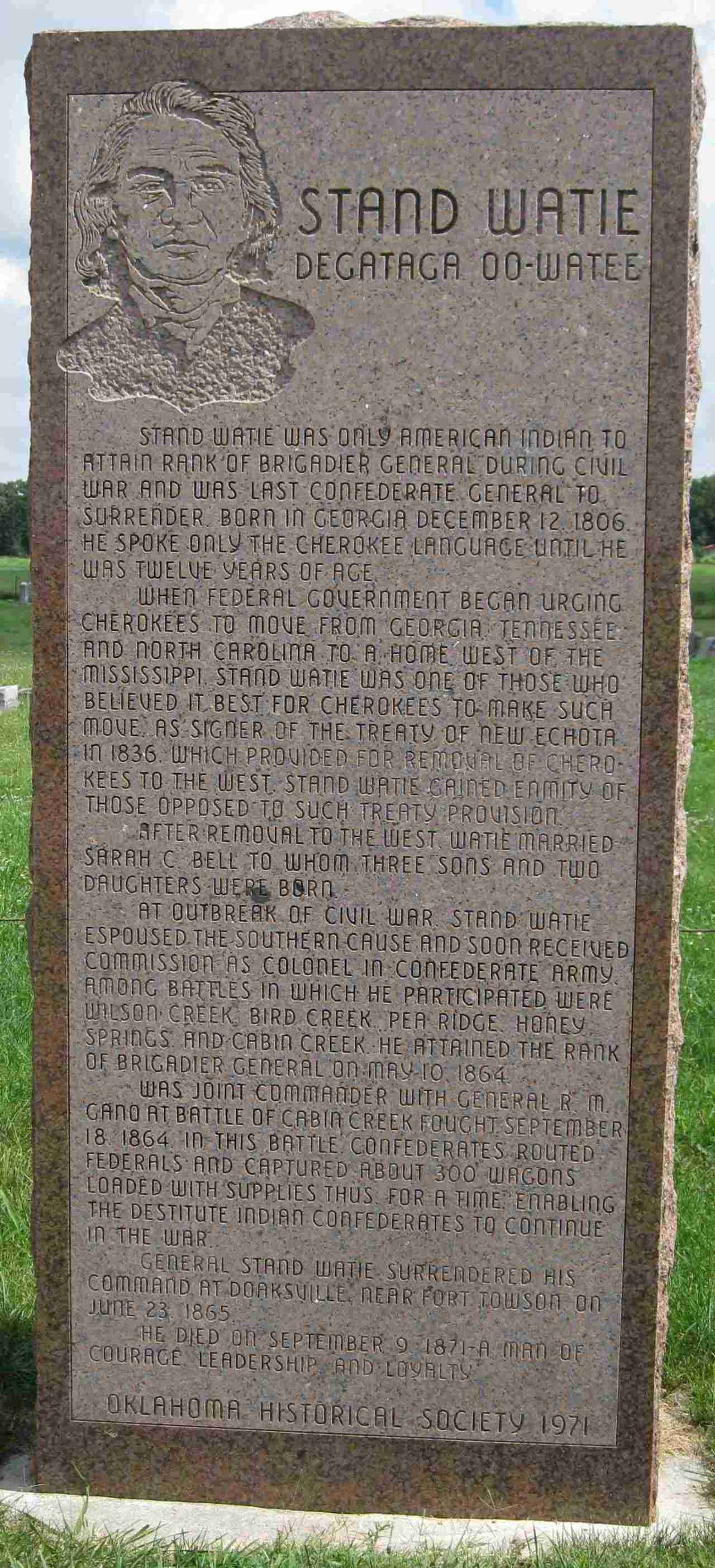 Stand Watie, Cherokee | Native Heritage Project