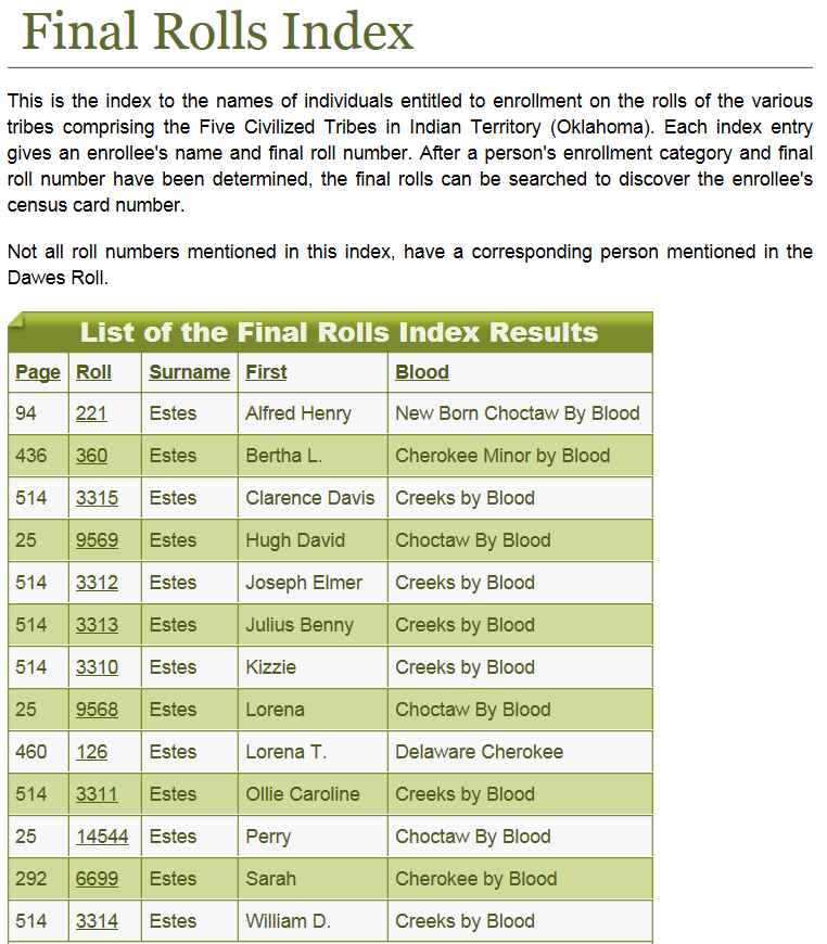 Tracing Cherokee Ancestors | Native Heritage Project